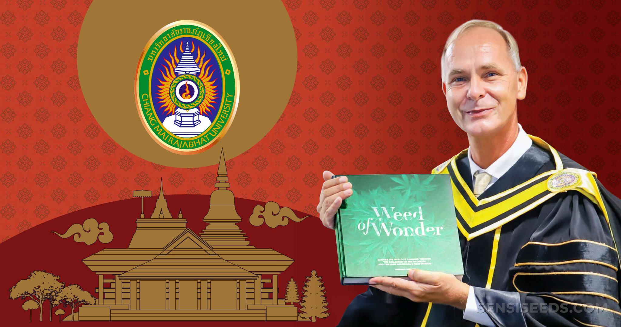 Alan Dronkers Receives Honorary Doctorate in Thailand - Sensi Seeds